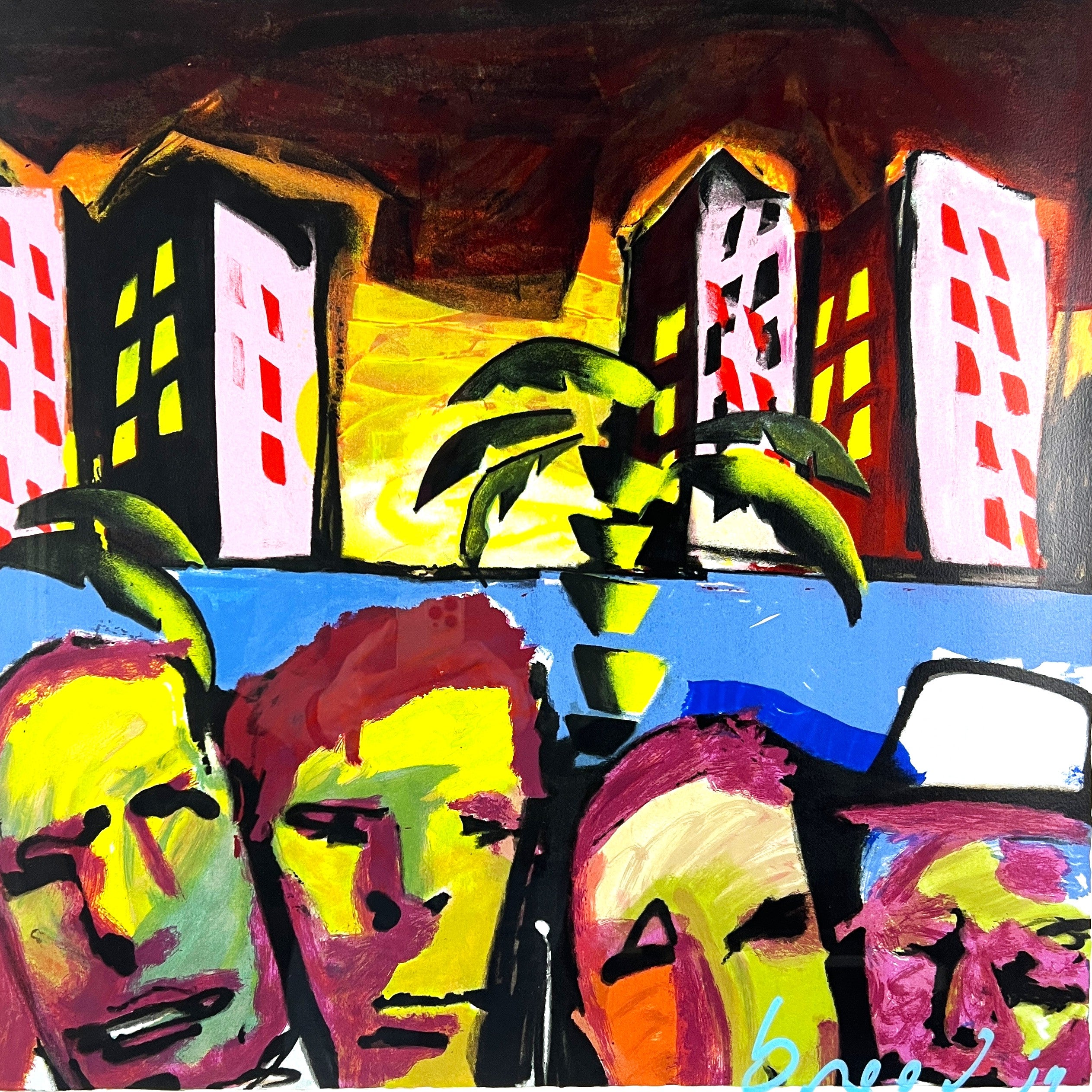 Herman Brood - Zeefdruk - Family Affair – TulipArt